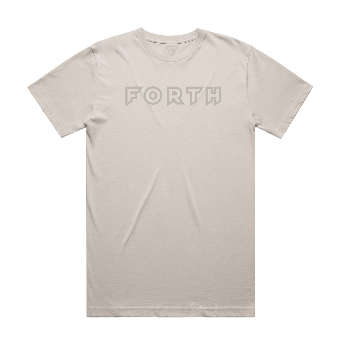 FORTH Outline Logo Tee - Bone – Forth Crew